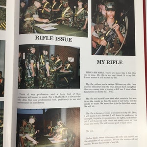 USMC Basic Training Yearbook 2002 - Etsy
