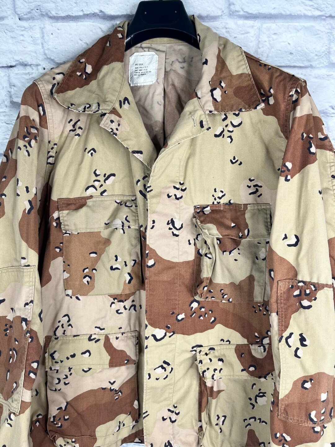 Vintage Desert Storm Chocolate Chip DBDU Jacket Size: Large - Regular ...