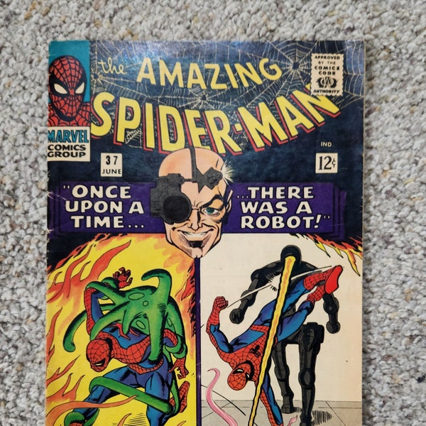 Rare Spiderman Comic - Etsy