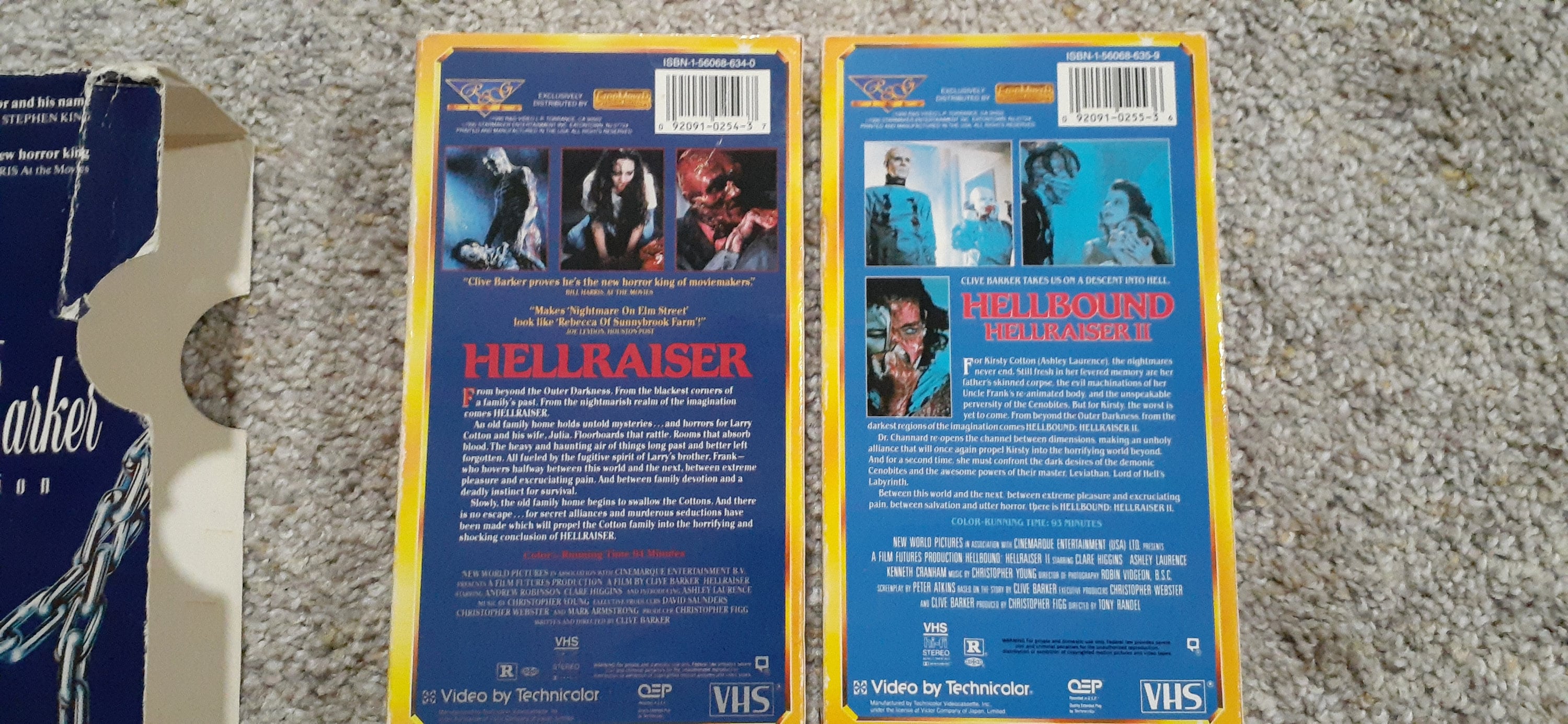 Super Rare Hellraiser Collection - Scarlet Box Bluray Box & Clive ...