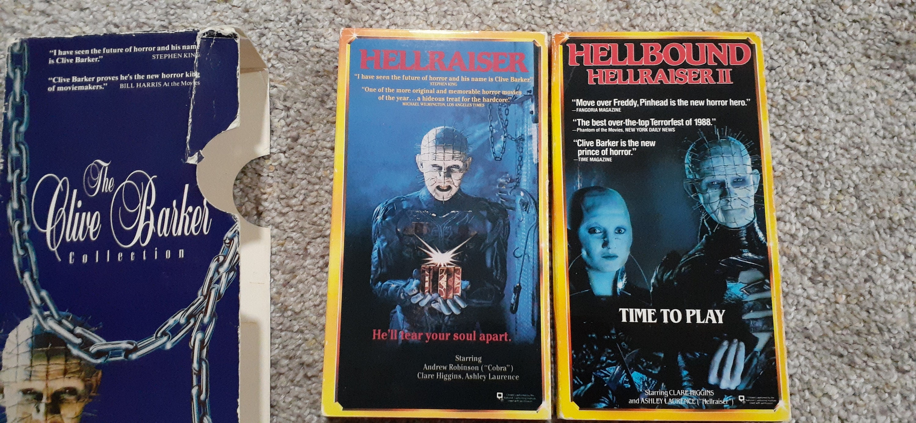 Super Rare Hellraiser Collection - Scarlet Box Bluray Box & Clive ...