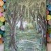 9x12 Original Acrylic Painting Forest Landscape - Etsy