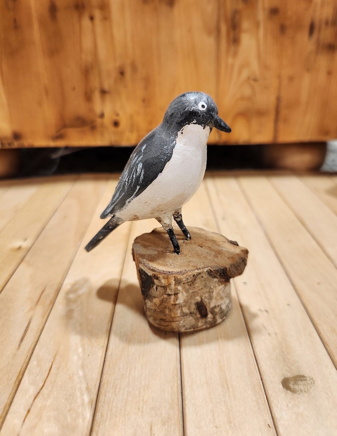 Old Miniature Hand Carved Blackbird Primitive - Etsy