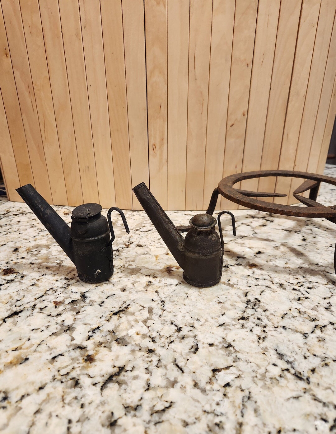 Two Antique Tin Miniature Minor Lamps Oil Lamp Primitive Antique - Etsy