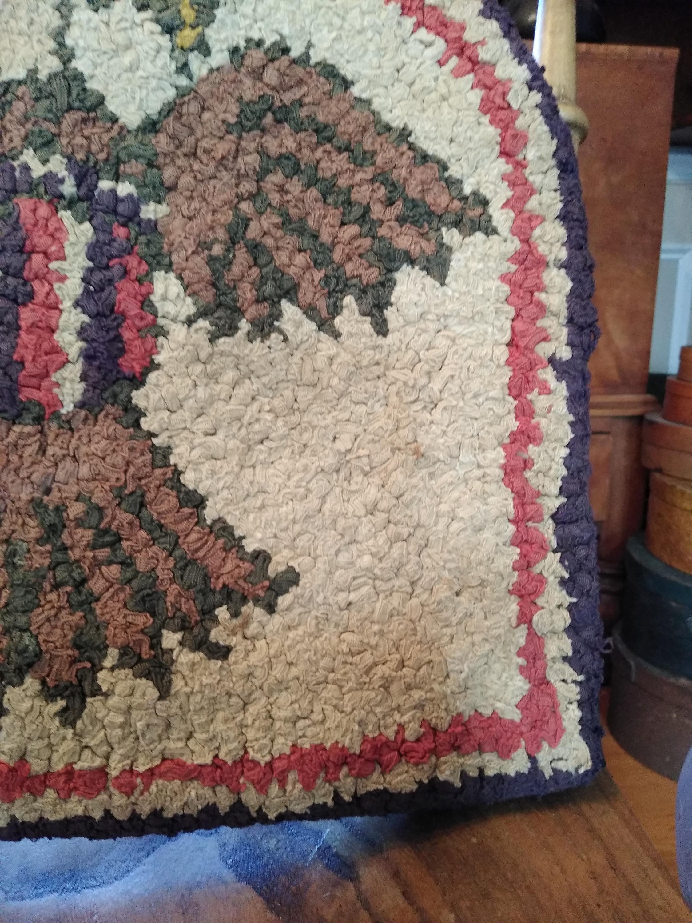 Primitive Antique American Eagle Hand Hooked Rug | Etsy