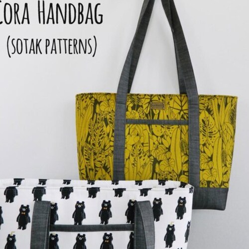 Original Satchel Tote Bag PDF Sewing Pattern Instant - Etsy