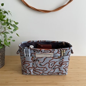 Multi Pocket Organizer Sewing Pattern + Video Tutorial, Purse Insert ...