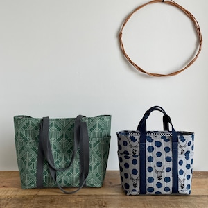 Sewing Pattern + Video Tutorial, Willow Tote, TWO SIZES, Pdf Instant ...