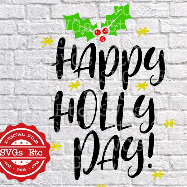 Happy Holly Days - Etsy