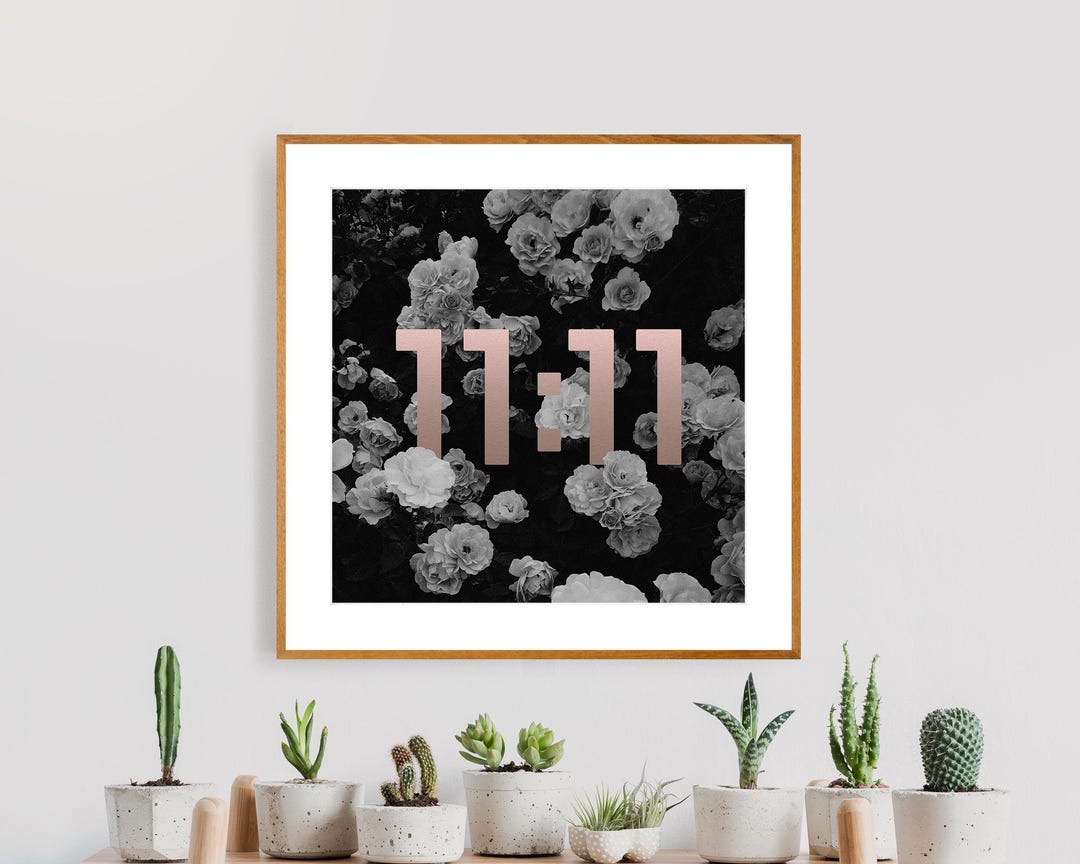 1111 Wall Art, Spiritual Art, Revelation Art, Meditation Decor, Carl ...