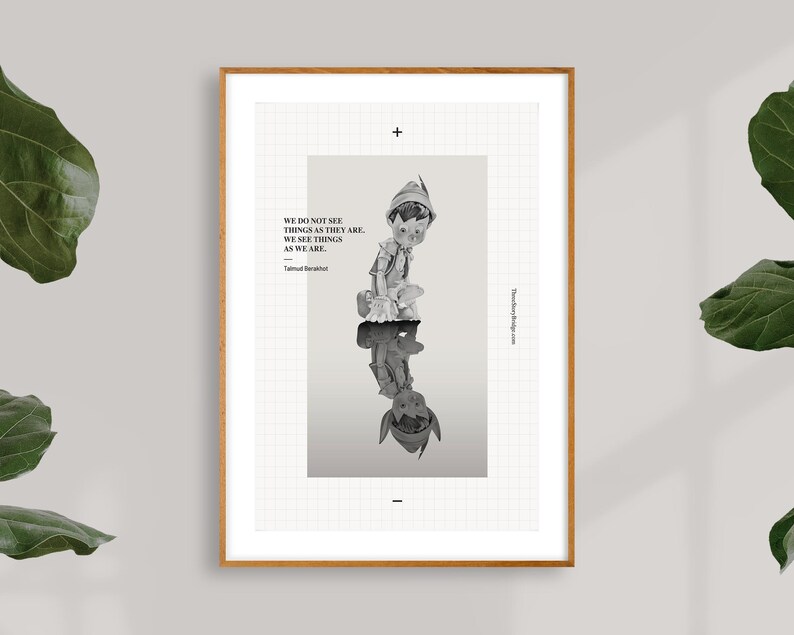 Self-reflection Pinocchio, Fish Drawing, the Shadow, Book of Revelation ...