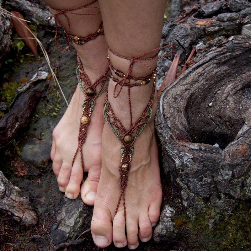 Bohemian Foot Jewelry - Etsy
