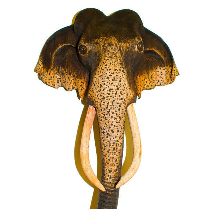 Elephant Head - Etsy