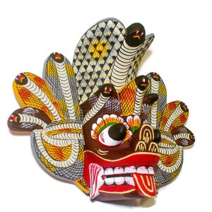 Stunning Hand Carved and Painted African Tribal Tiki Cobra - Etsy