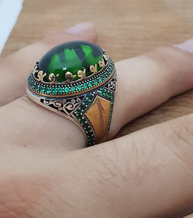 Handmade Silver Men Rings İslamic Ring Unique Men Ring - Etsy