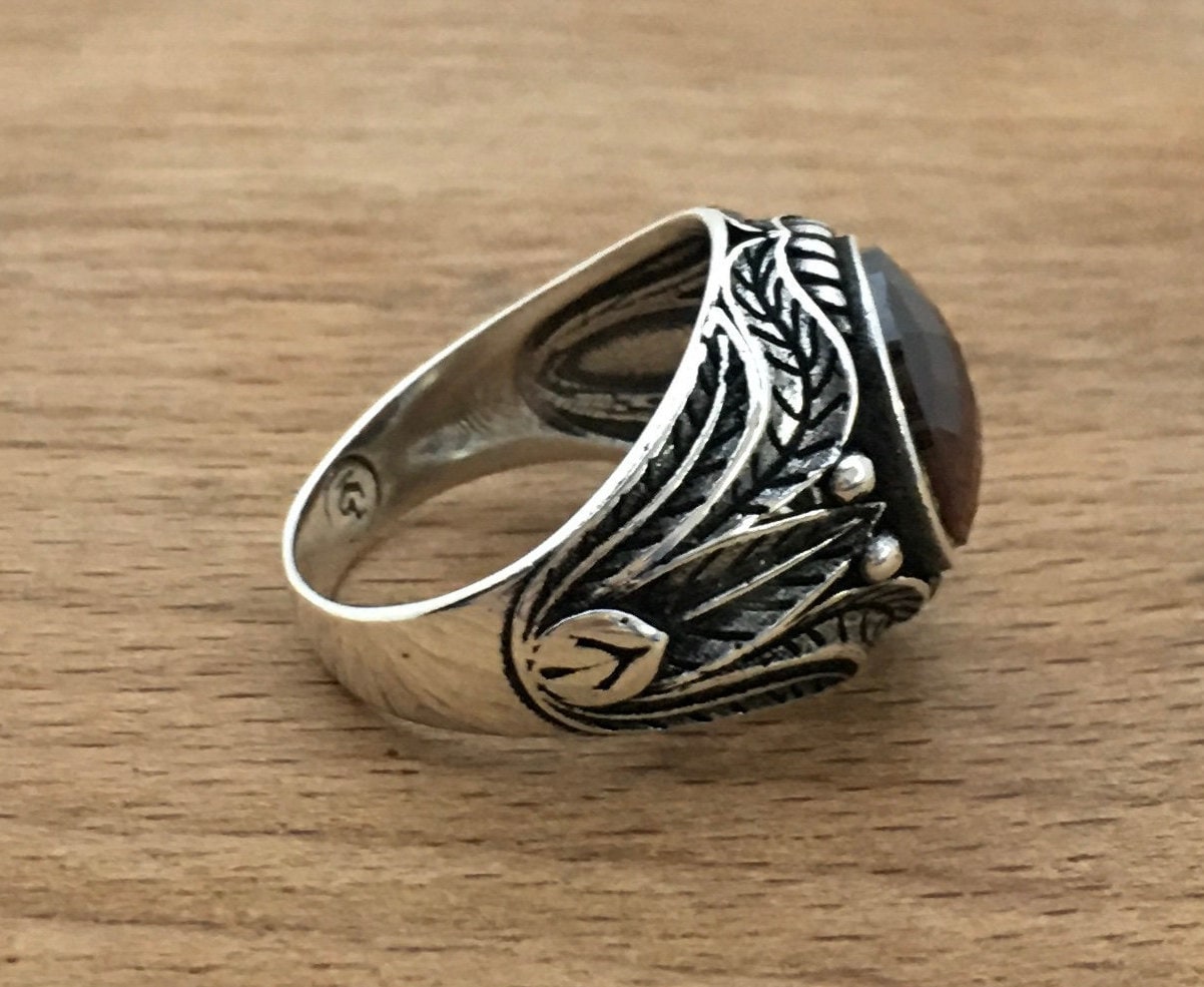 Handmade Silver Men Rings 925 silver ring Unique men ring | Etsy