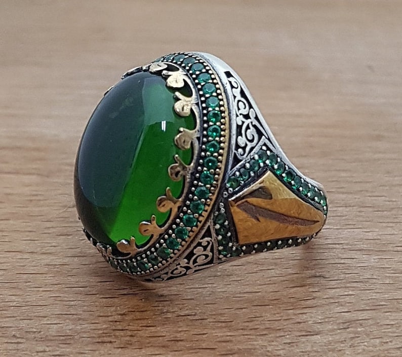 Handmade Silver Men Rings İslamic Ring Unique Men Ring - Etsy