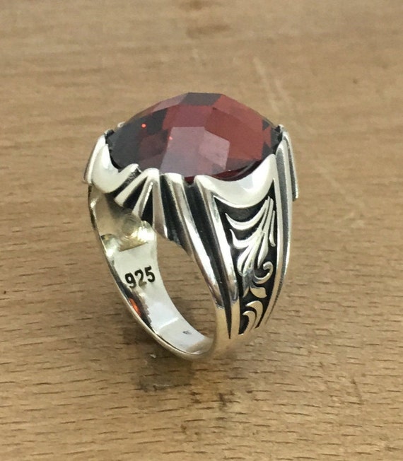 Handmade Silver Men Rings Mens Ring Unique men ring | Etsy