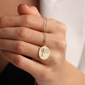 14k Gold Dandelion Necklace , Solid Gold Dandelion Pendant ...