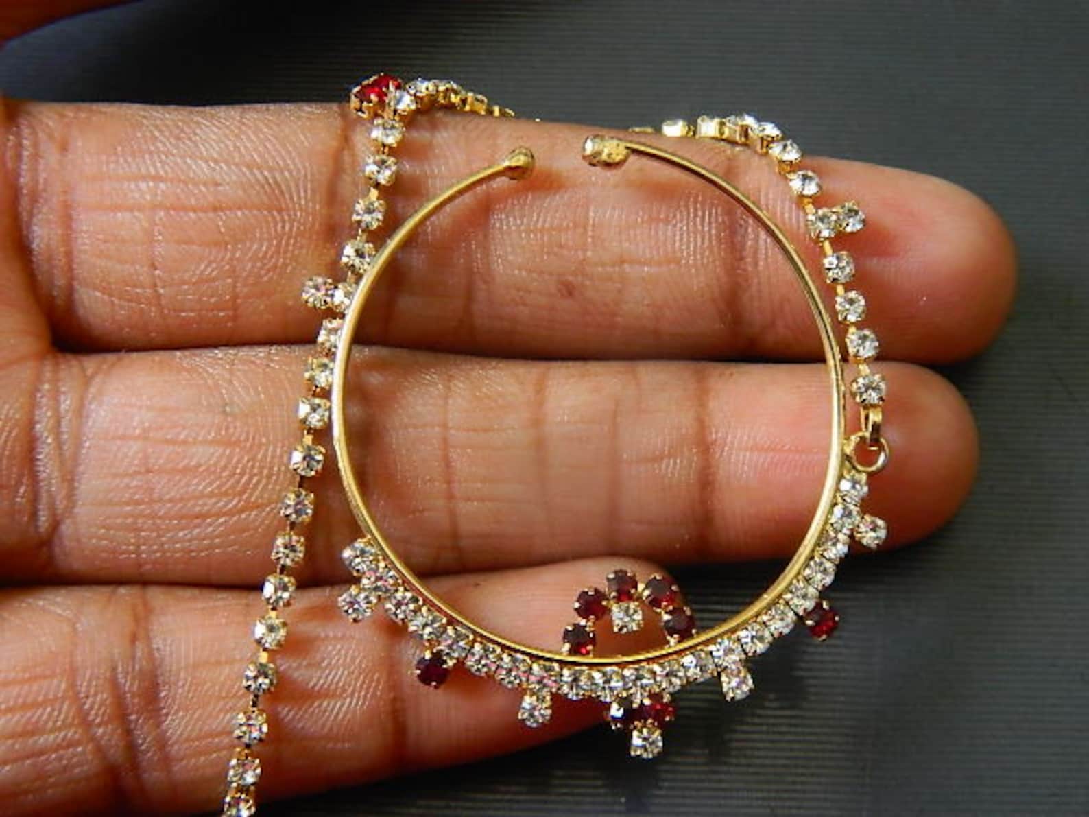 Indian Nose Ring Nose Bali Beautiful Bridal Nose Bali Charm | Etsy