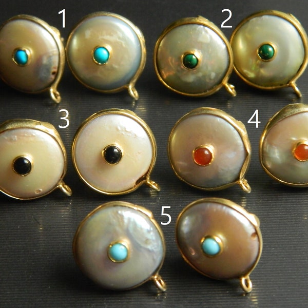 Bezel Set Beads - Etsy