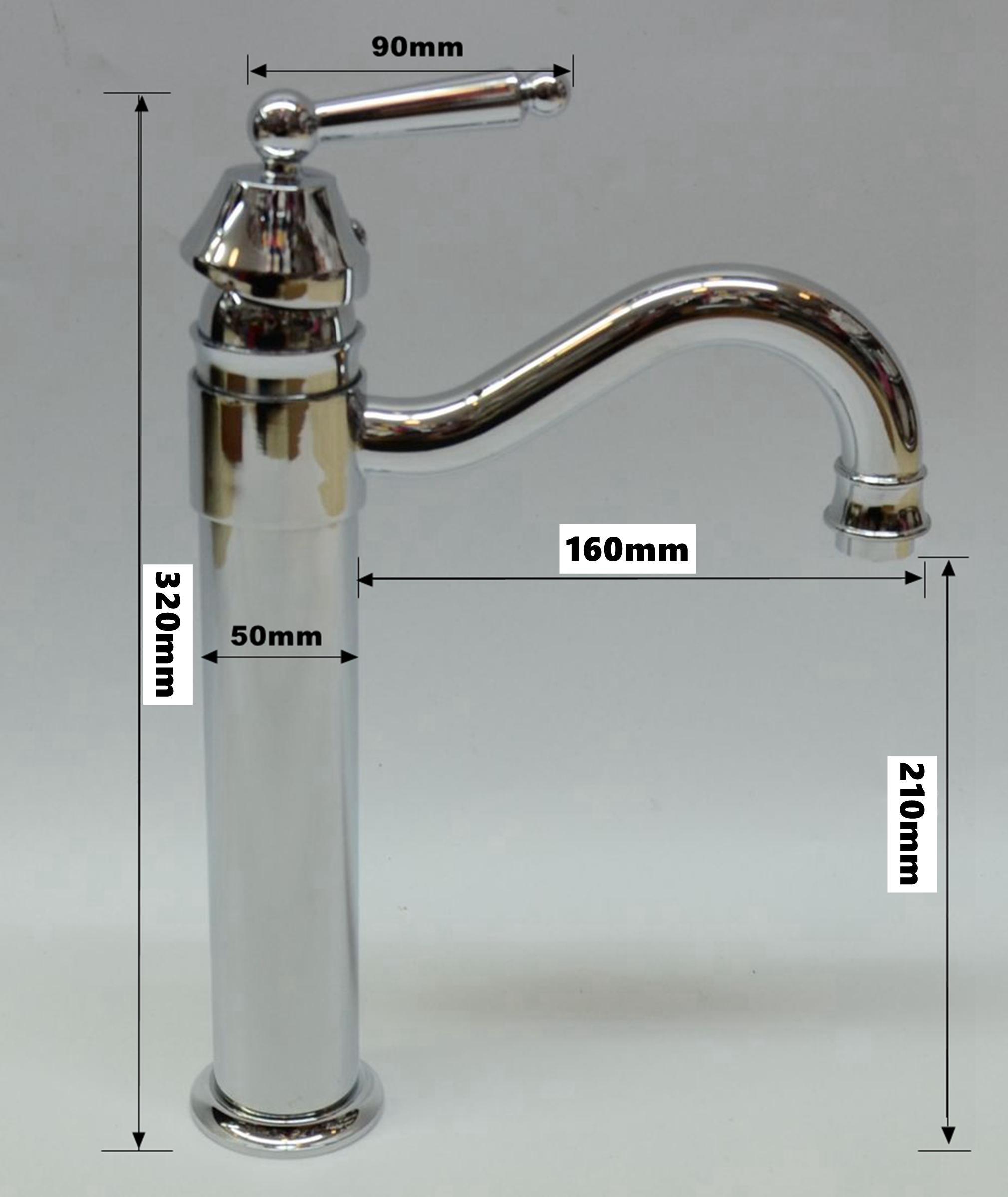 Vintage Style Mixer Tap Faucet Bathroom Kitchen Basin Sink Counter Top ...