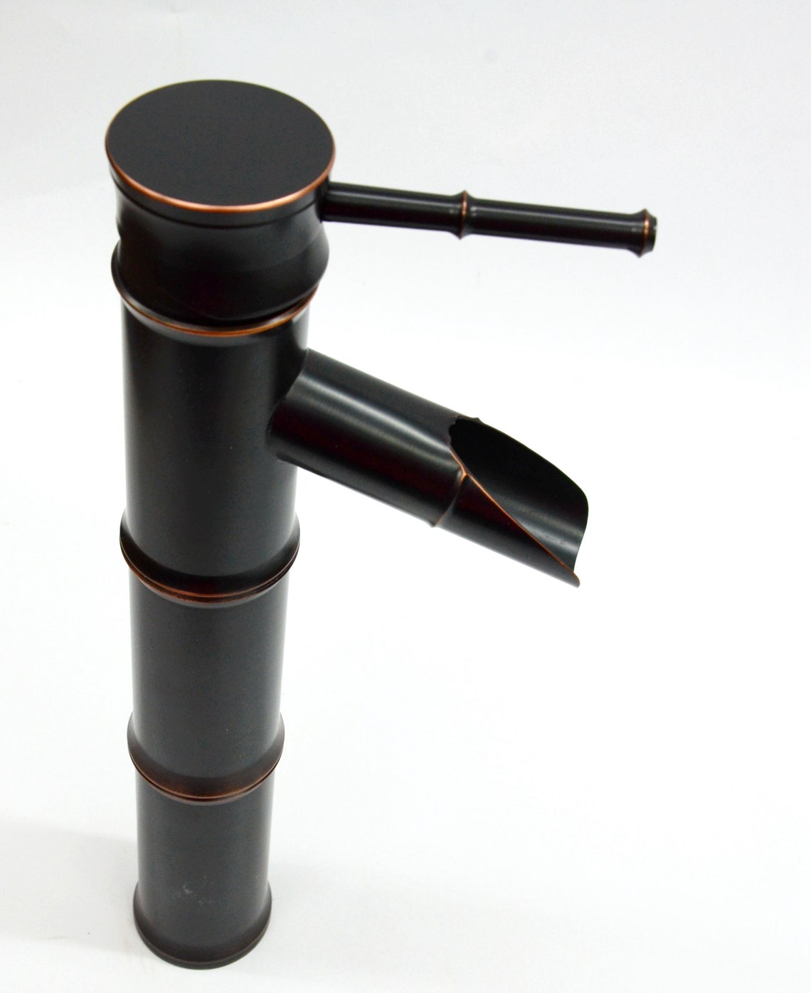 Tall Bamboo Mixer Tap Faucet Waterfall Antique Black Brass - Etsy Ireland