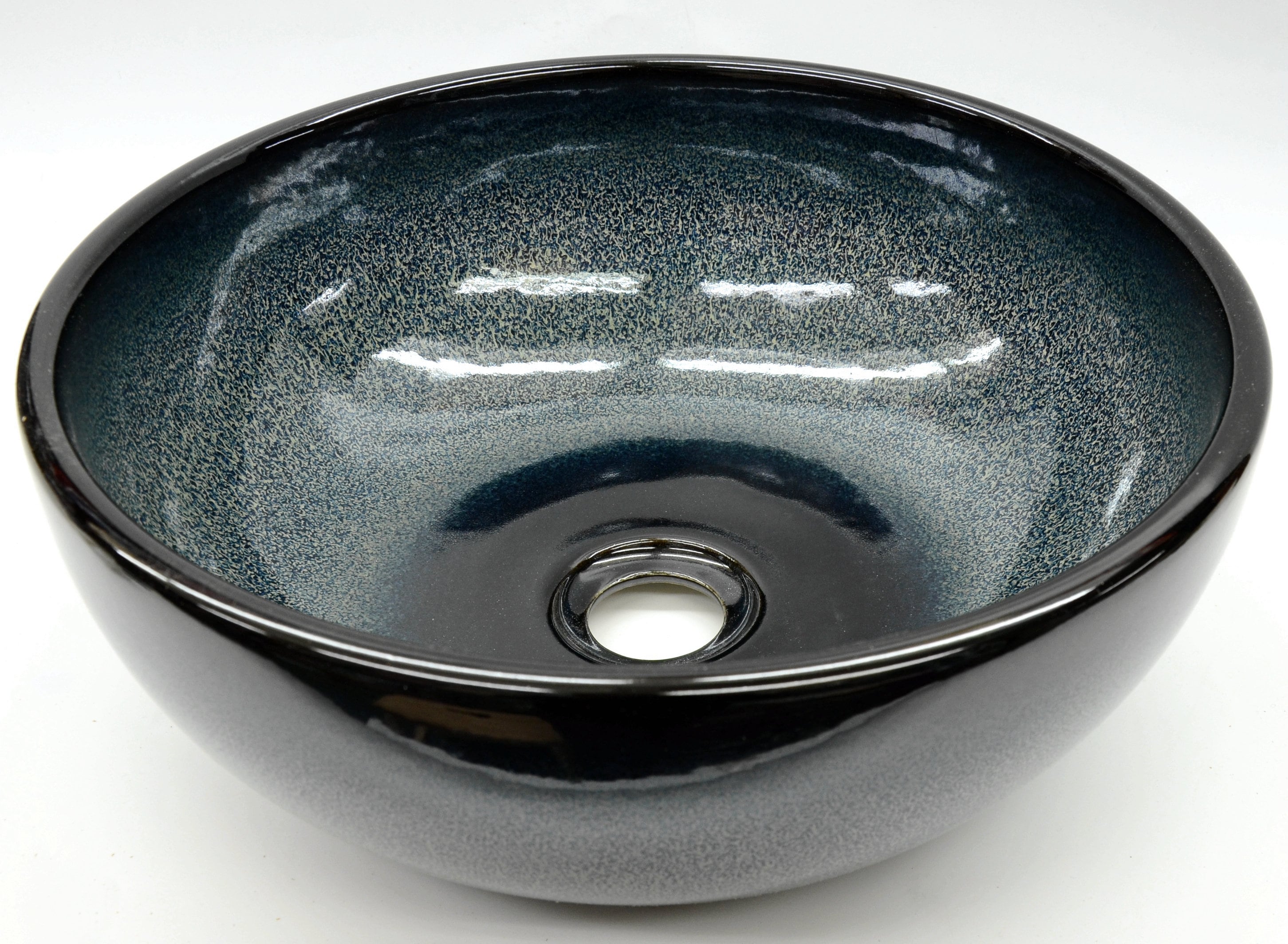 Starry Night Sky Black Blue Crystal Effect Basin Sink Bathroom | Etsy UK