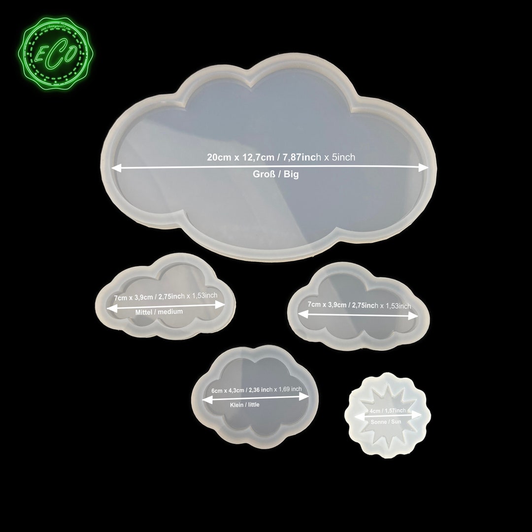 Baby Cloud Resin Mold for Baby Shower - Etsy