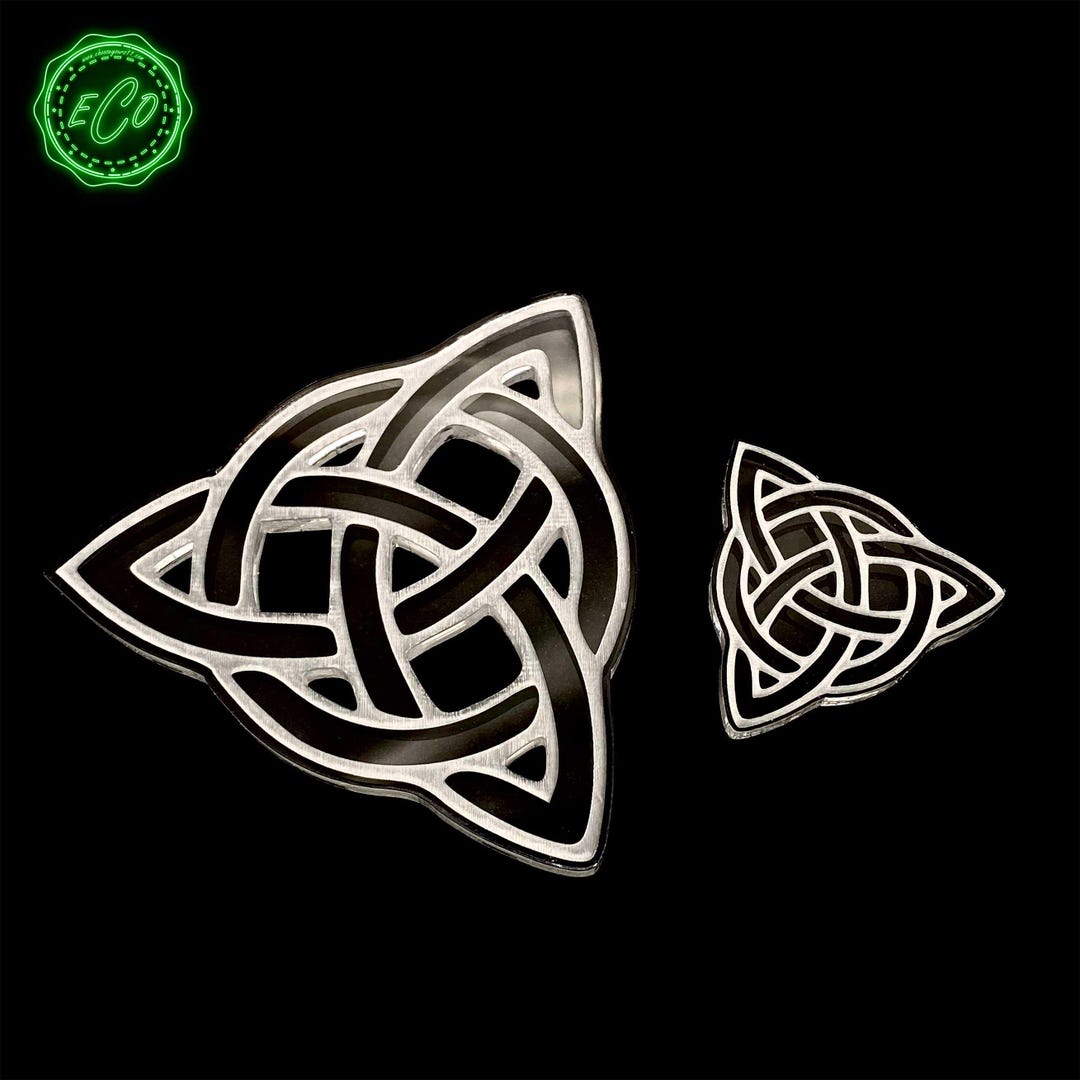 Handcrafted Triquetra Knot Silicone Resin Mold 5cm Und 10cm – Celtic ...
