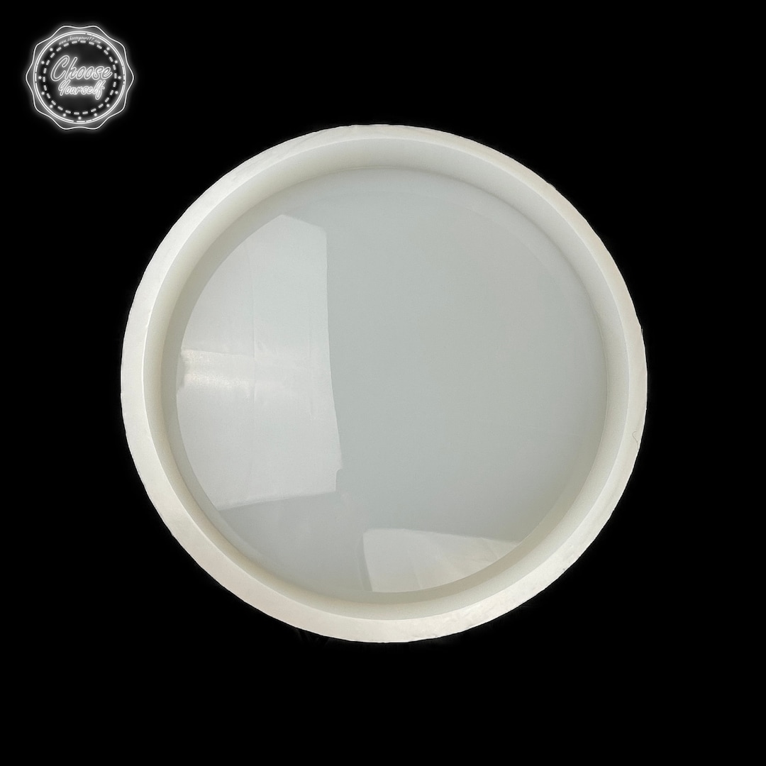 Circle silicone mold 10 to 50cm Resin Mold coaster Clock and table Mold ...