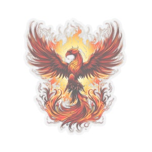 Phoenix Rising Sticker, Out of the Ashes, Rise From Fire, New ...
