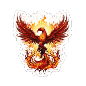 Phoenix Rising Sticker, Out of the Ashes, Rise From Fire, New ...