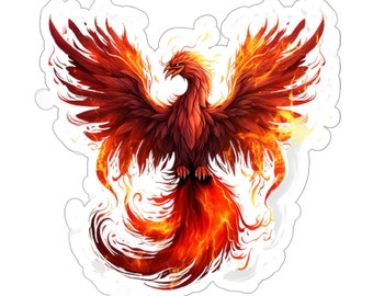 Phoenix Rising Sticker, Rising Phoenix, Out of the Ashes, Fire Fenix ...