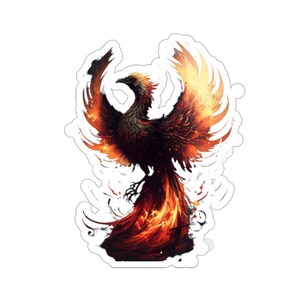 Phoenix Rising Sticker, Out of the Ashes, New Beginnings & Resurrection ...