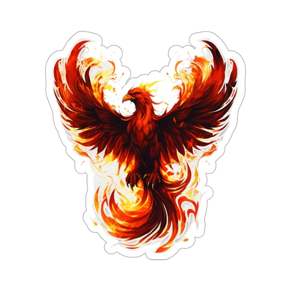 Phoenix Rising Car Decal - Etsy