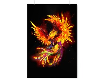 Phoenix Rising Sticker, Rising Phoenix, Out of the Ashes, Fire Fenix ...