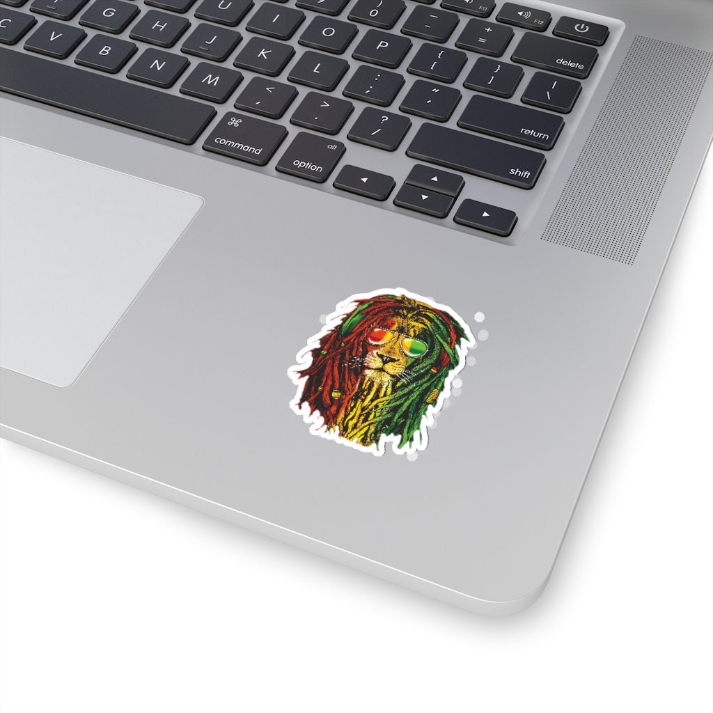 Rasta Lion Sticker Lion of Judah Reggae Sticker Rastafari - Etsy