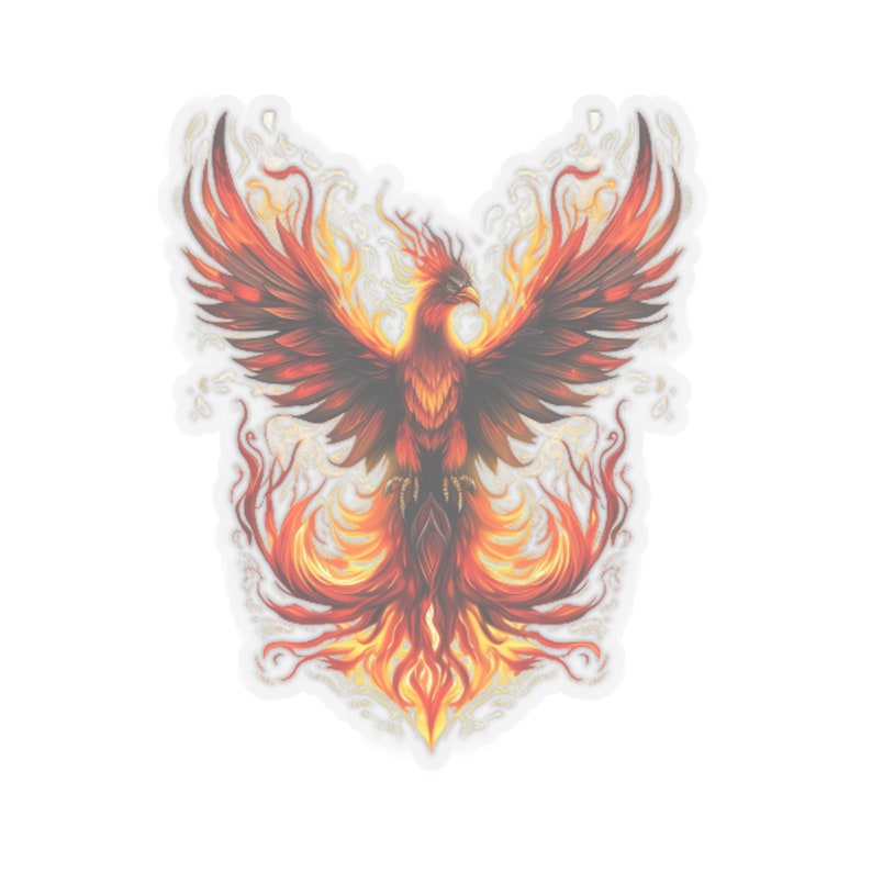 Phoenix Rising Sticker, Out of the Ashes, New Beginnings & Resurrection ...