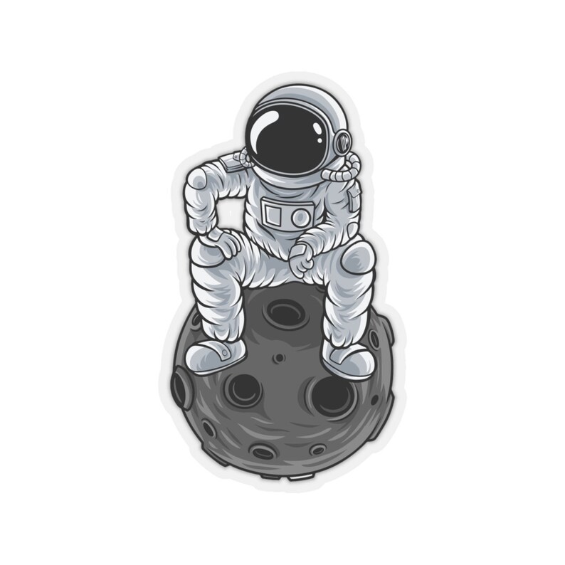 Astronaut Sticker Spaceman Sticker Space Sticker Galaxy - Etsy