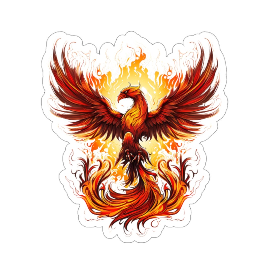 Phoenix Rising Sticker, Out of the Ashes, Rise From Fire, New ...