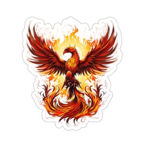 Phoenix Rising Sticker, Out of the Ashes, Rise From Fire, New ...