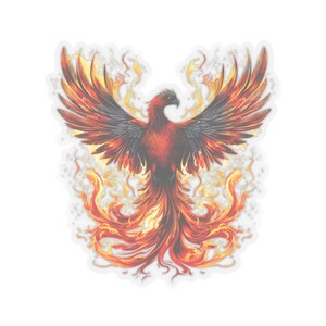 Phoenix Rising Sticker, Out of the Ashes, Rise From Flames, New ...