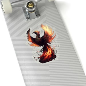 Phoenix Rising Sticker, Out of the Ashes, New Beginnings & Resurrection ...