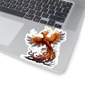 Phoenix Rising Sticker, Out of the Ashes, New Beginnings & Resurrection ...
