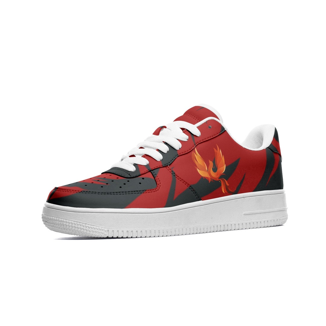 Rising Phoenix Sneakers, Rebirth New Beginnings, Unique Custom, Unisex ...