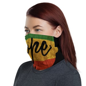 Face Mask, Rastafari Face Mask,beautiful Hope Calligraphy, Rasta Colors ...