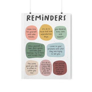 Premium Matte Vertical Poster, Empathy & Mental Health Awareness ...