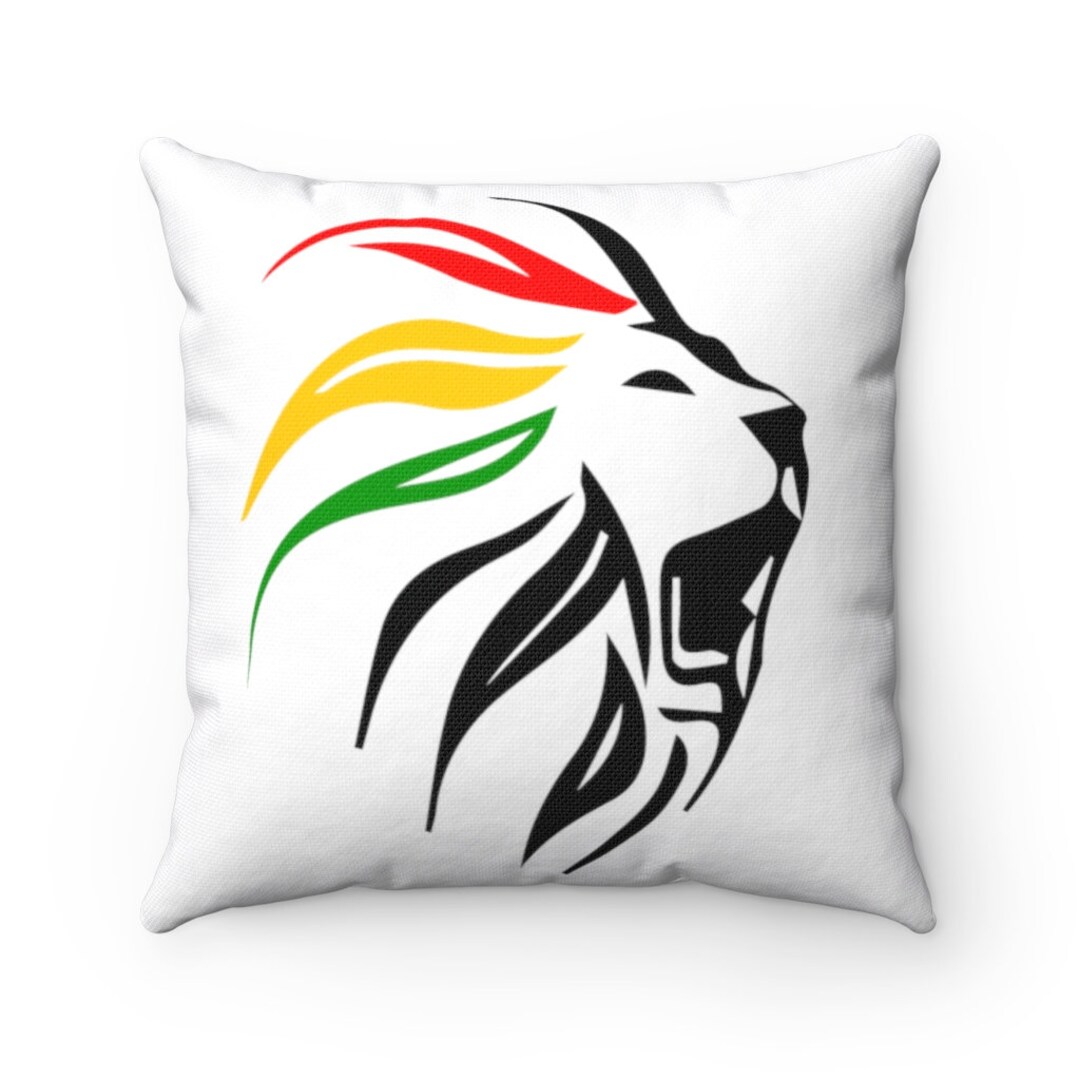 Rasta Lion Pillow Rastafari-double Sided Lion of Judah-peace - Etsy
