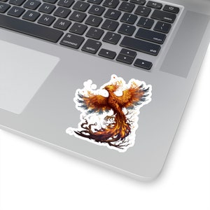 Phoenix Rising Sticker, Out of the Ashes, New Beginnings & Resurrection ...